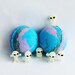 Galaxy Alien Surprise Bath Bomb - Glow in Dark Alien Surprise Inside - Etsy