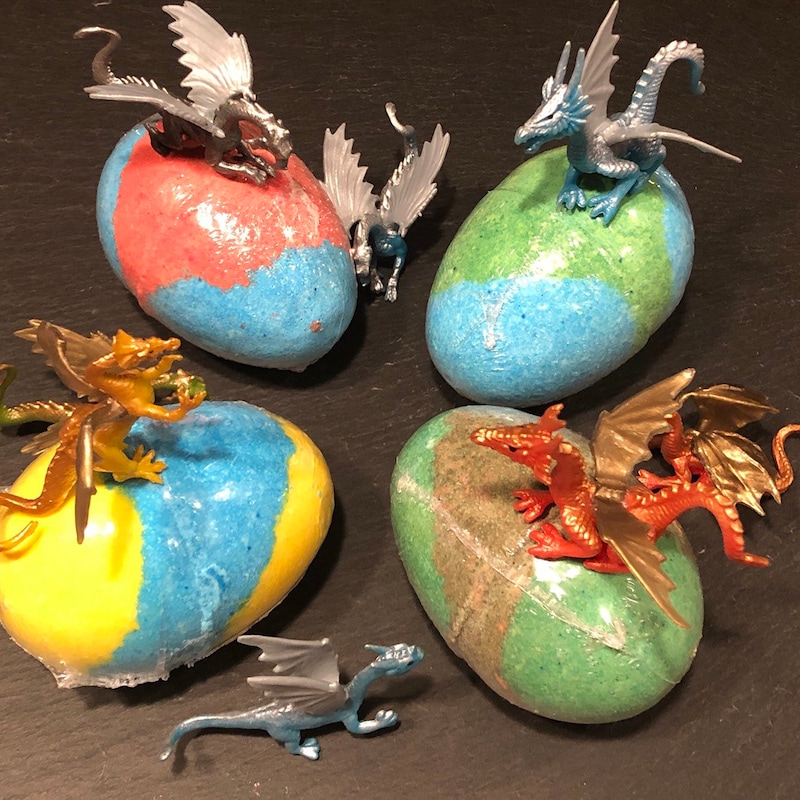 Easter Egg Bath Bomb Toy - Etsy