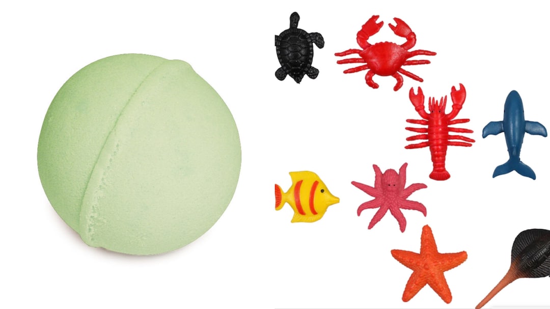 Magic Growing Sea Animals Bath Bomb Surprise Inside Expanding Sea ...