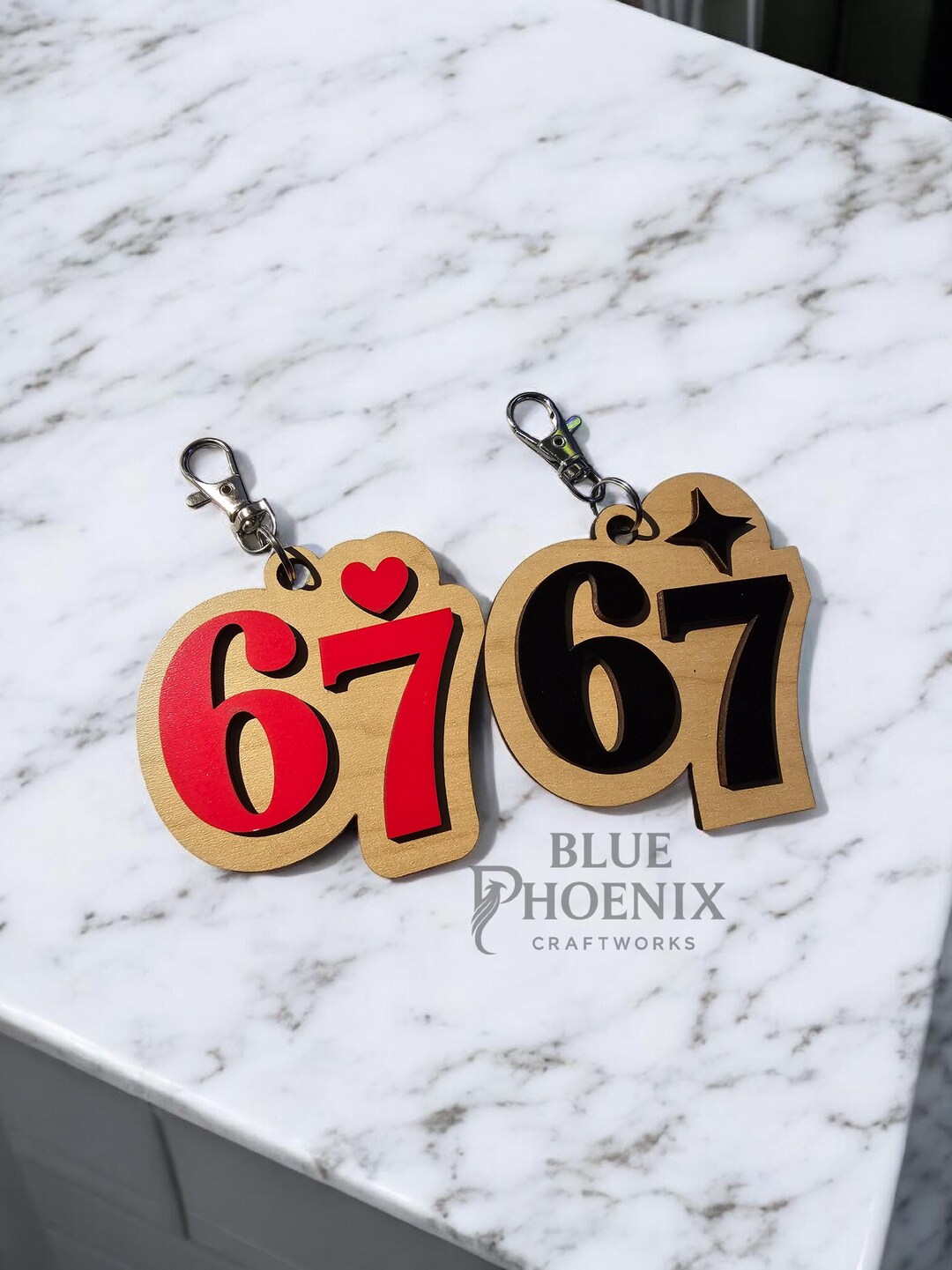 Laser Engraved 6-7 Slang Keychain. Dictionary.com's Word of 2025 ...