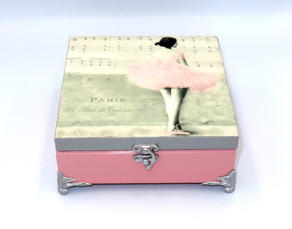 Large Grey Jewellery Box Jewellery Organizer Box Decorative | Etsy