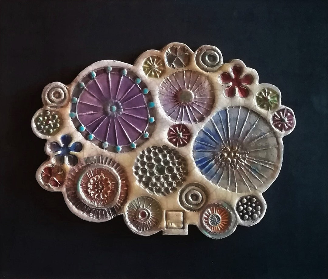 Nature Plate and Nature Bowl With Imprinted Flowers - Etsy