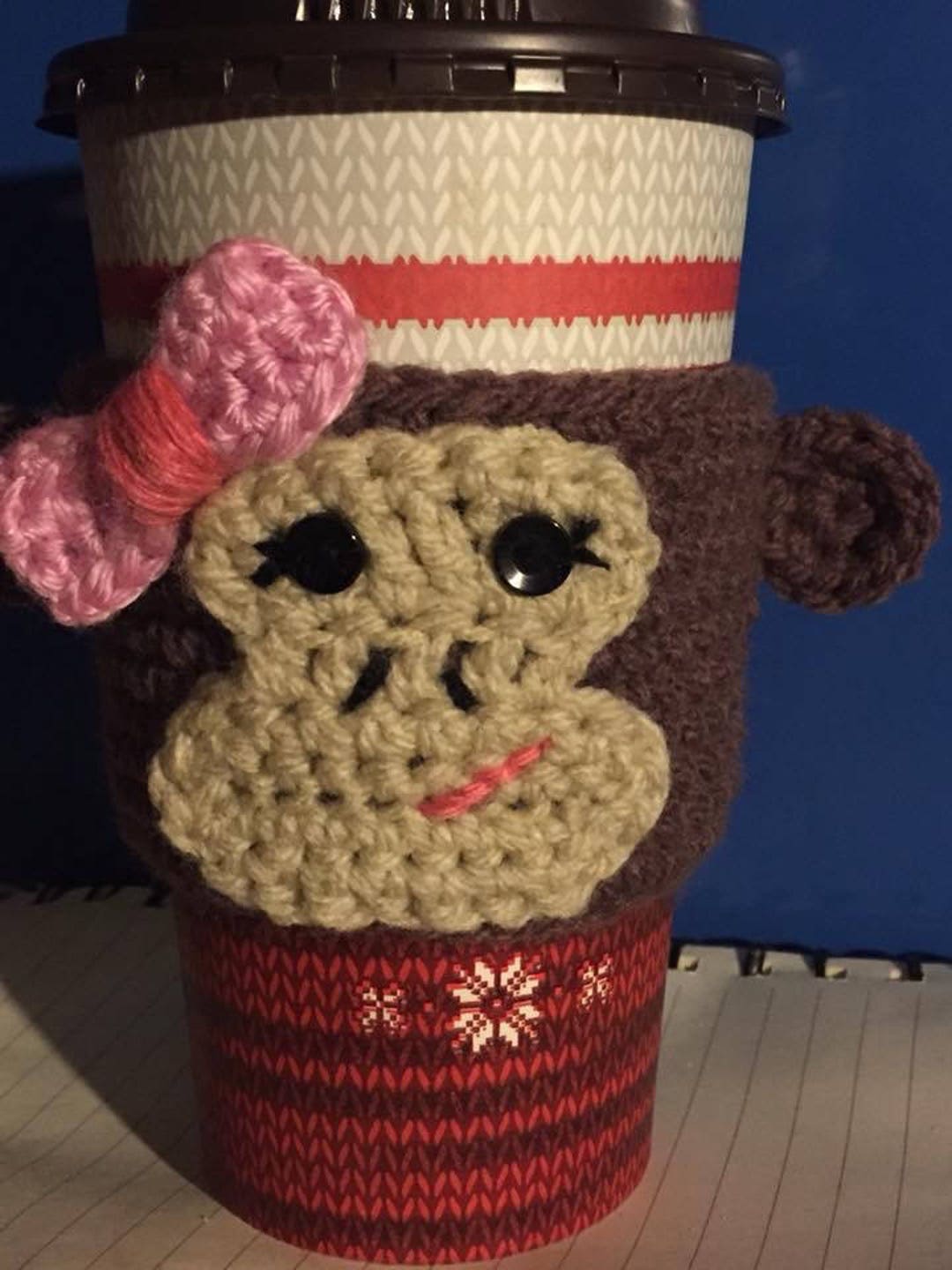 Monkey Sass Coffee Cozy - Etsy