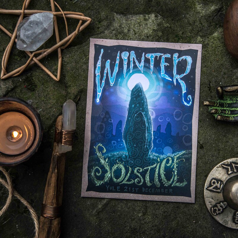 Winter Solstice Cards - Etsy