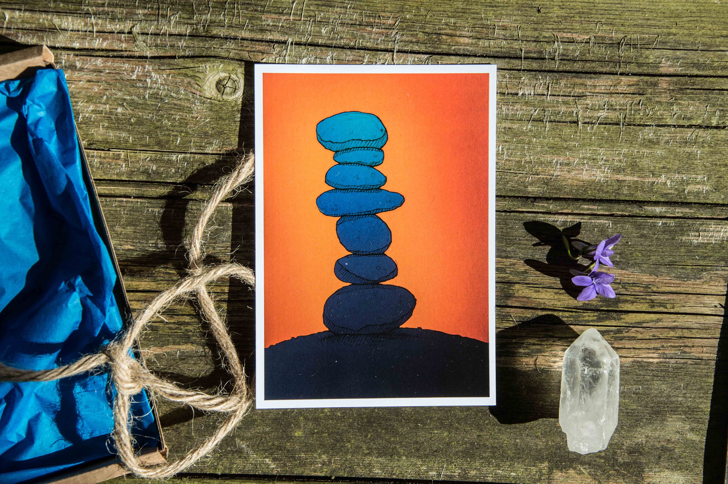 Zen Gift Zen Stillness Meditation Cards set of 5 Cards - Etsy UK