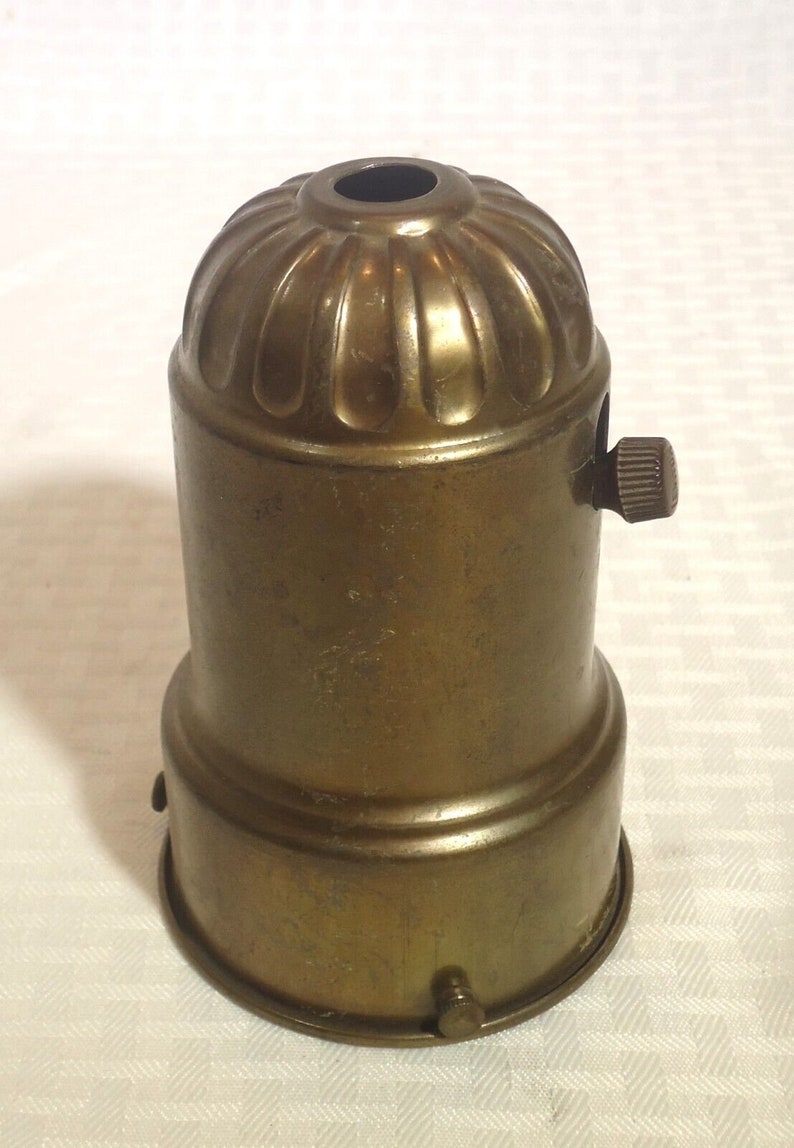 Vintage Brass Leviton Large Light Socket Fixture 2 Fitter Steampunk ...