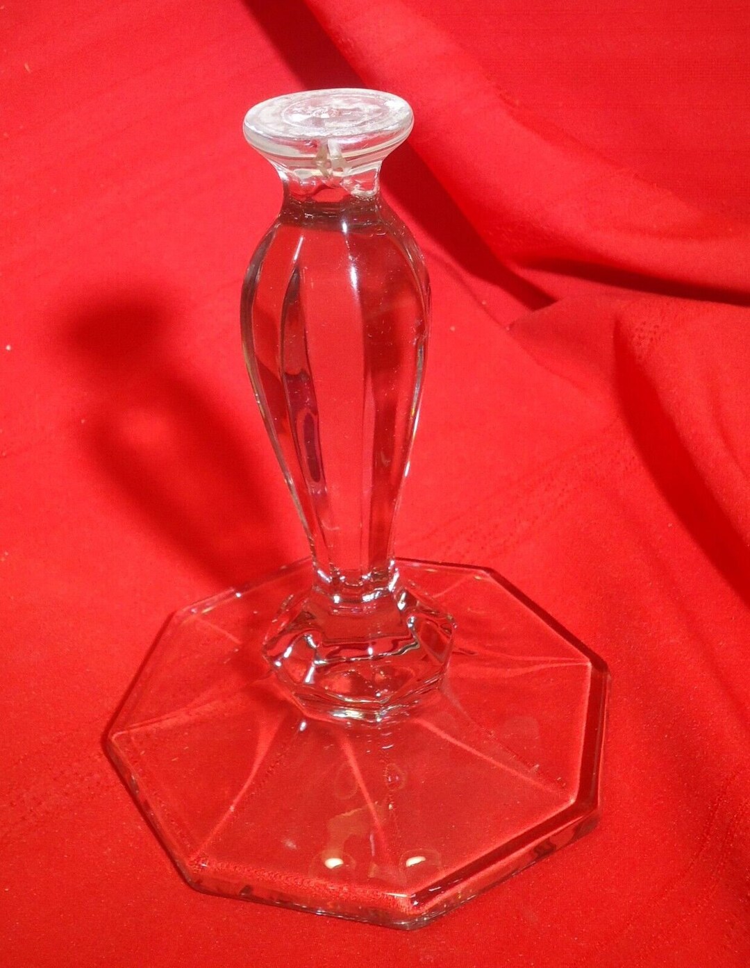 Antique Solid Crystal Oil Pedestal Lamp Base - Etsy