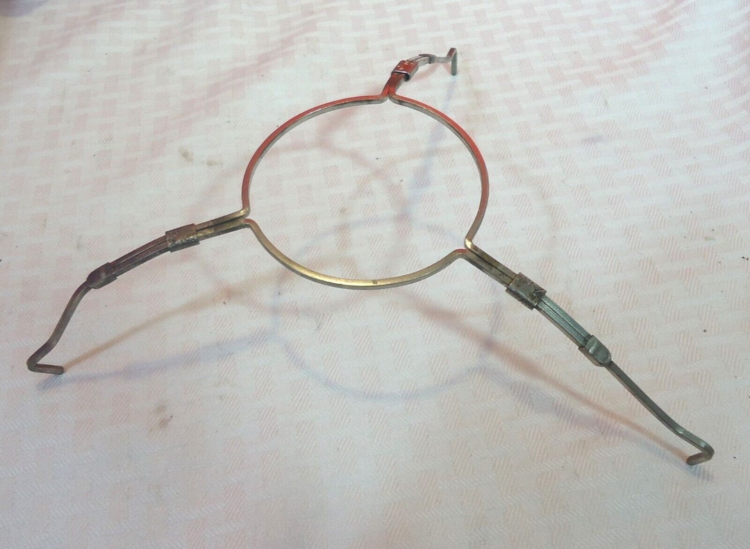 Antique Nickel Silver Slide Lock Lamp Fitter Ring 1888 9" F3 - Etsy