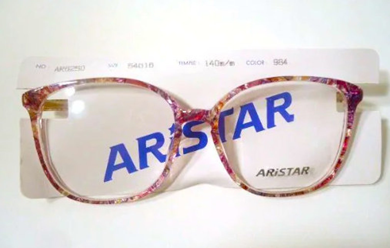 Oversized Eyeglass Frames Aristar AR6250 Violet 984 54-16 140 Lot 31 ...