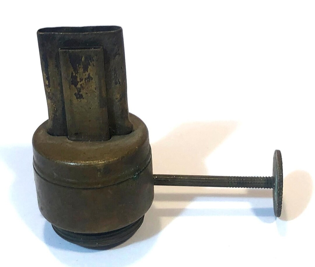 Antique Brass Small Miniature Oil Lamp Burner Wheel Brand - Etsy