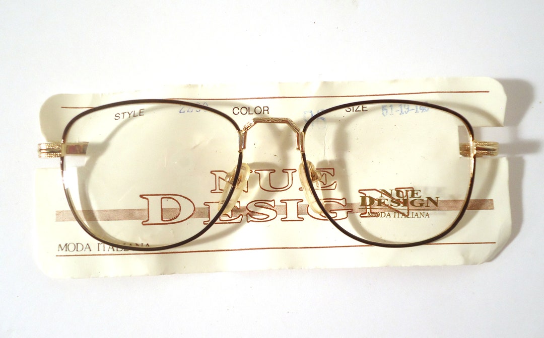 Moda Italia Nue Design 2290 Eyeglasses Eyeglass Frames Gold - Etsy