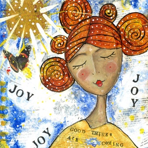 Art Print 'joyful' by Miranda Day - Art Print - Positive Affirmations ...