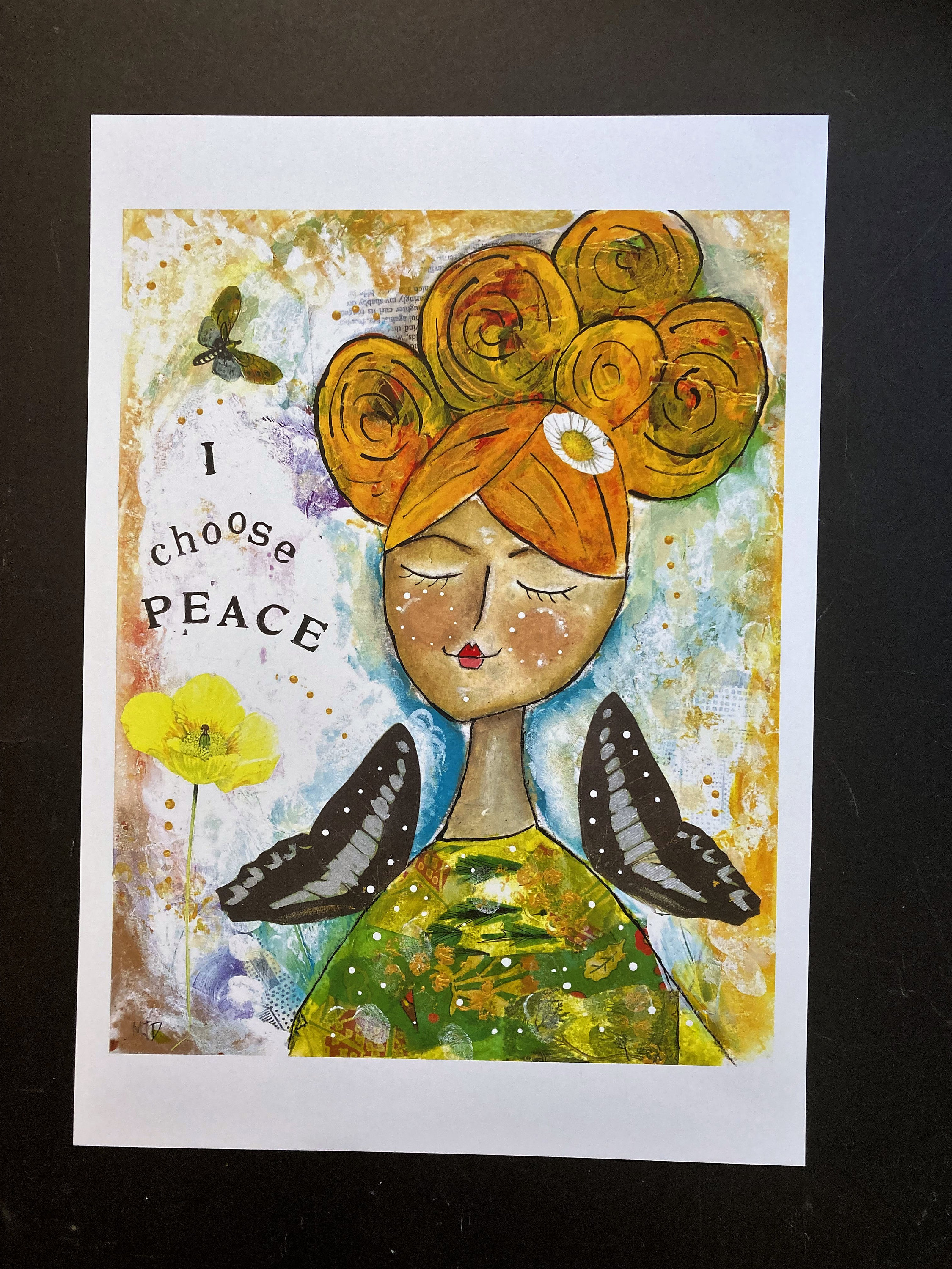 Art Print 'I Choose Peace' by Miranda Day - Positive Thinking ...