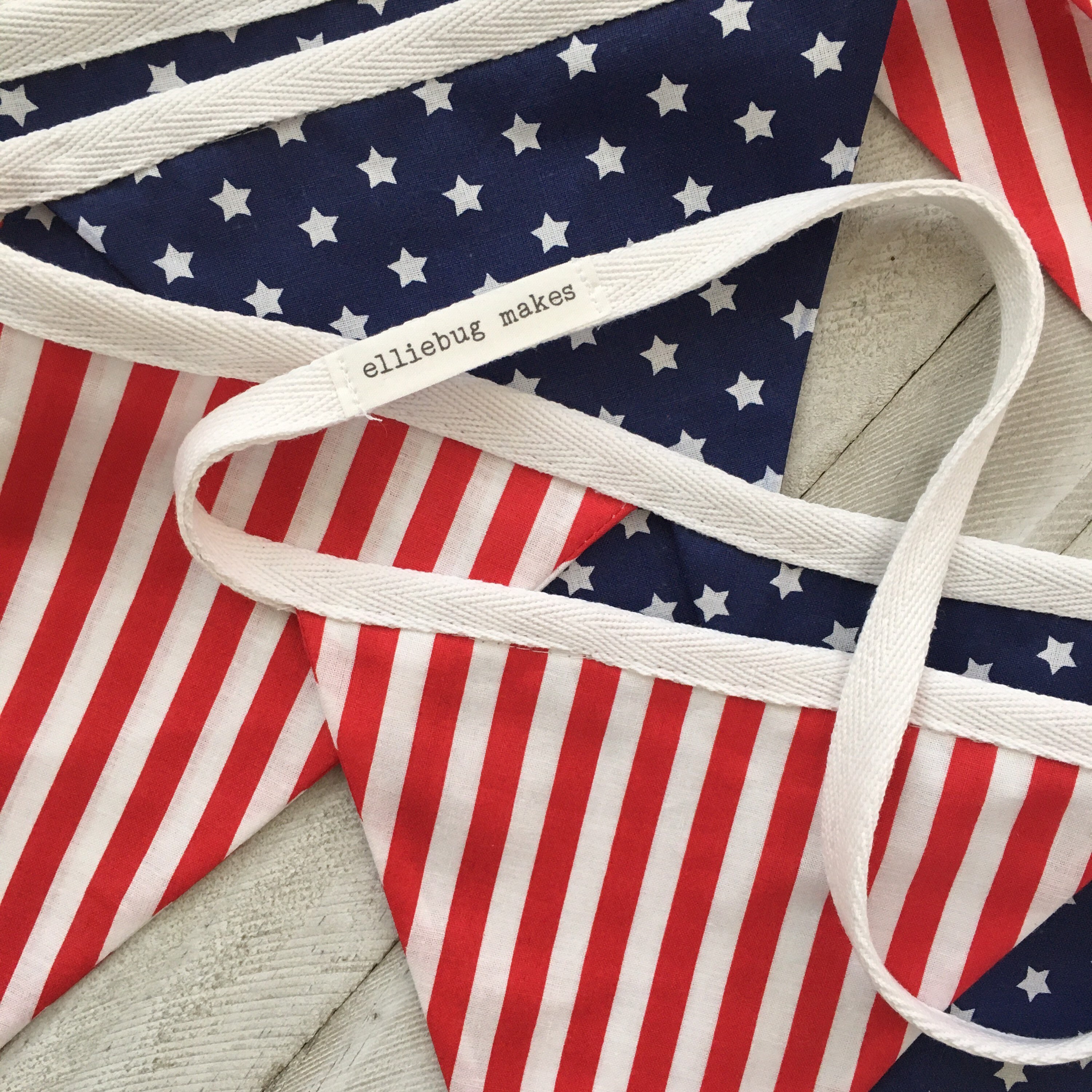 Stars and Stripes : Large American Flag Bunting Banner Garland - Etsy
