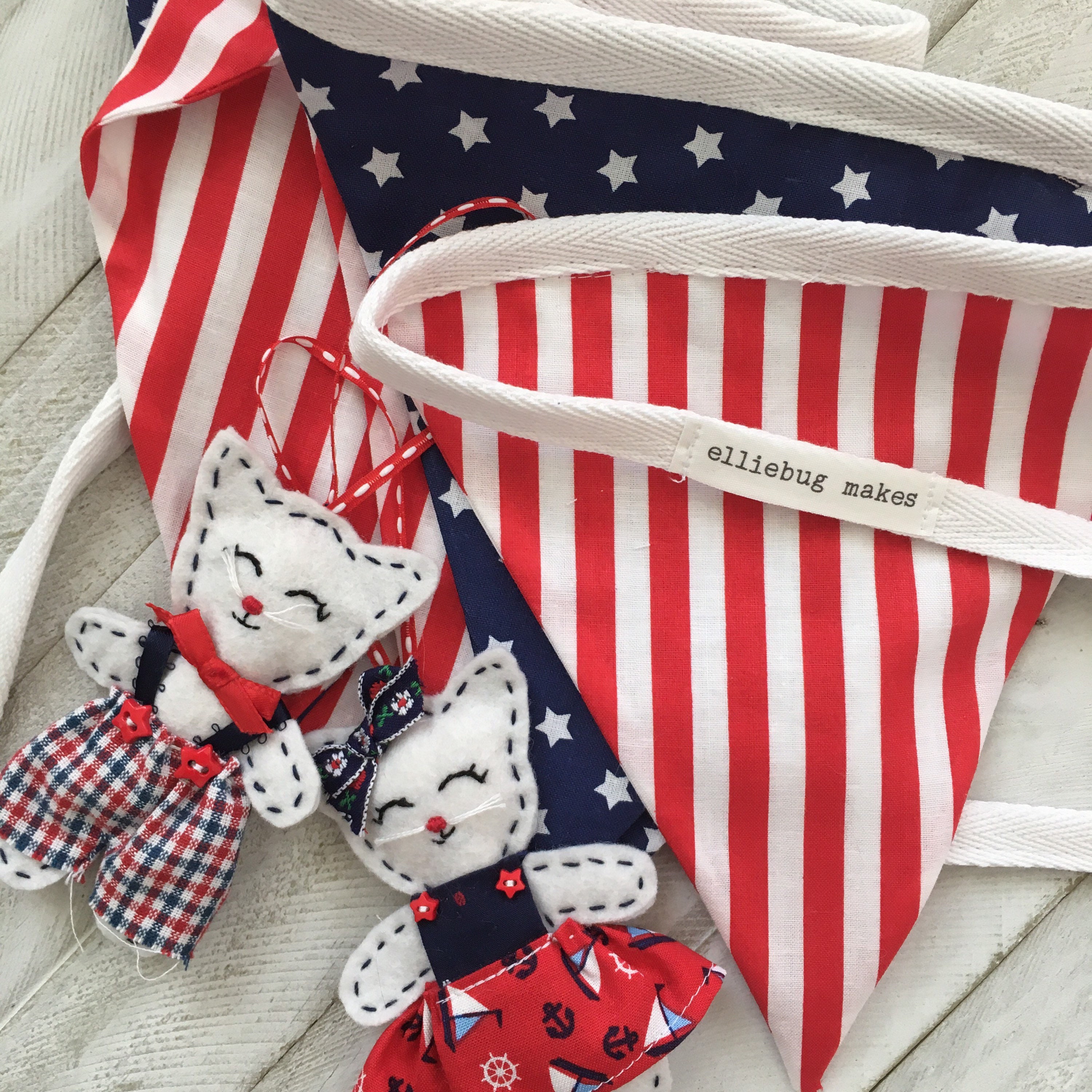 Stars and Stripes : Large American Flag Bunting Banner Garland - Etsy