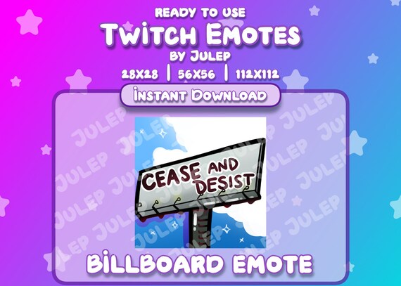 FFXIV Billboard Meme Final Fantasy Cease and Desist Emote - Etsy