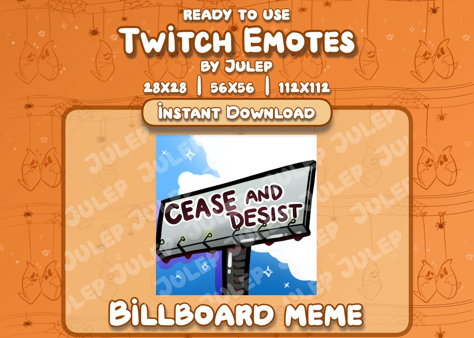 FFXIV Billboard Meme Final Fantasy Cease and Desist Emote - Etsy