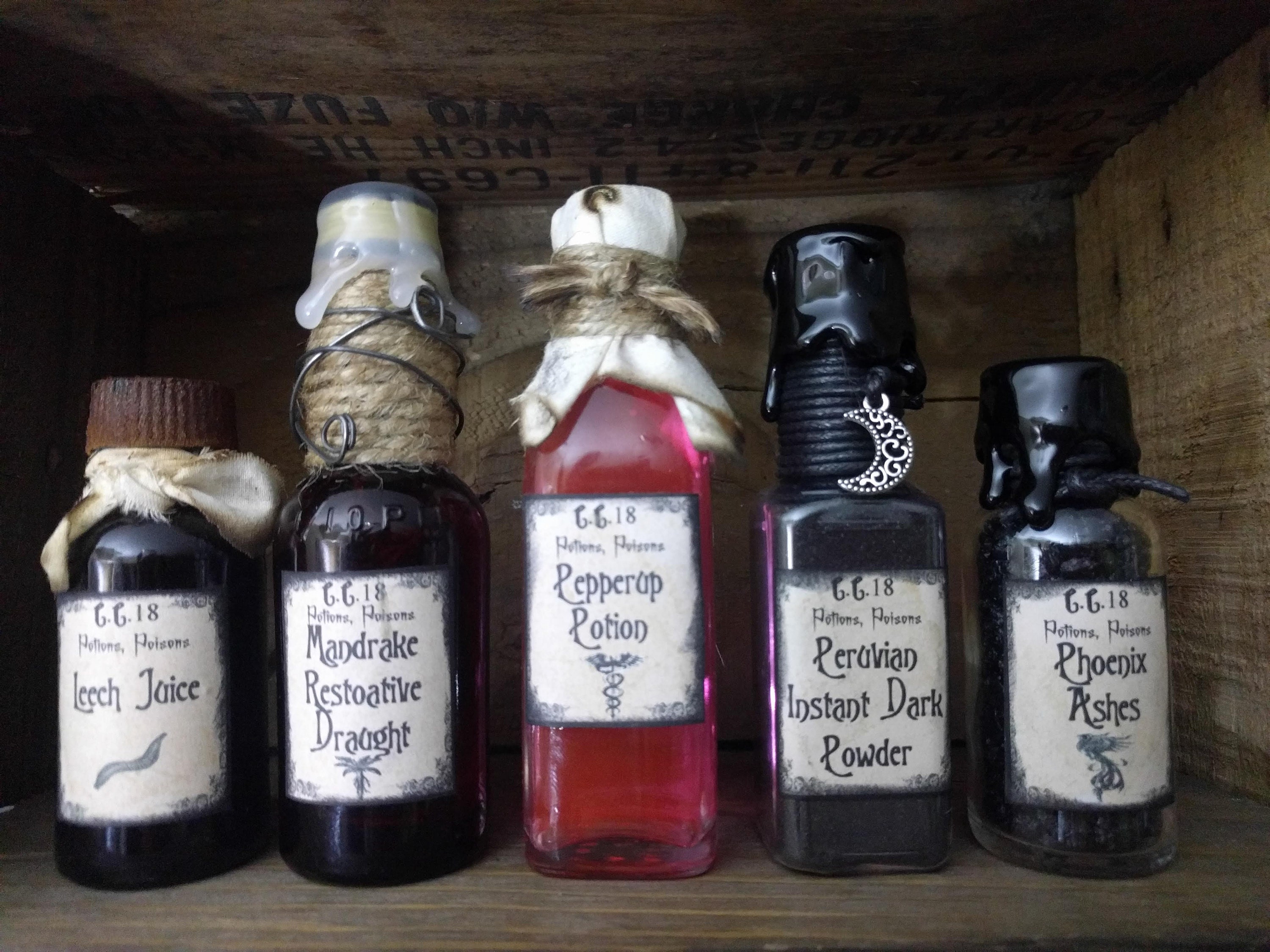 Wizarding Potions Made to Order | Etsy