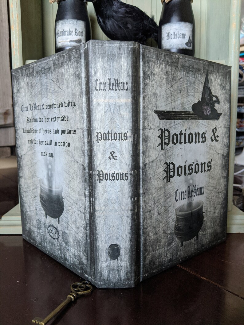 Potions and Poisons Prop Book With Optional Potions | Etsy