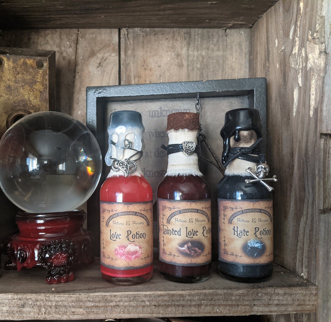 Color Change Love-hate Relationship Potions Set - Etsy