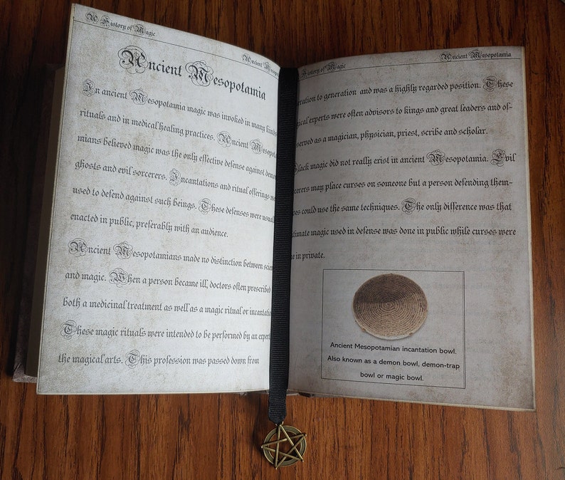 A History of Magic Prop Book - Etsy