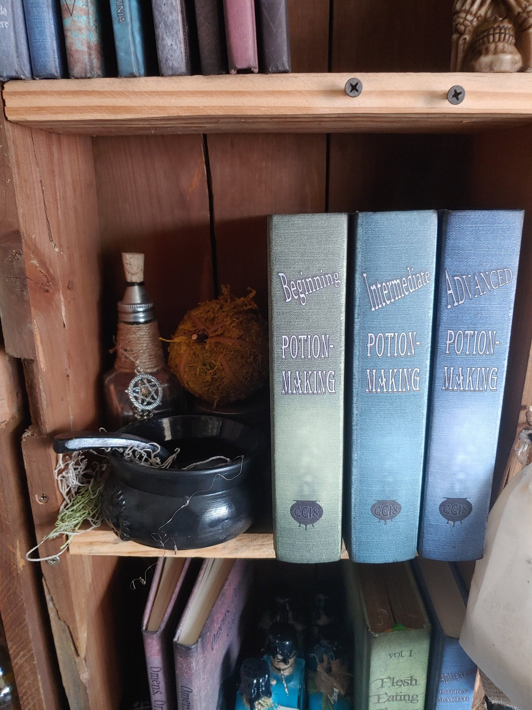 Potion Making Prop Book- Full Set, Beginning Potions, Intermediate Potions, Advanced Potions - Etsy