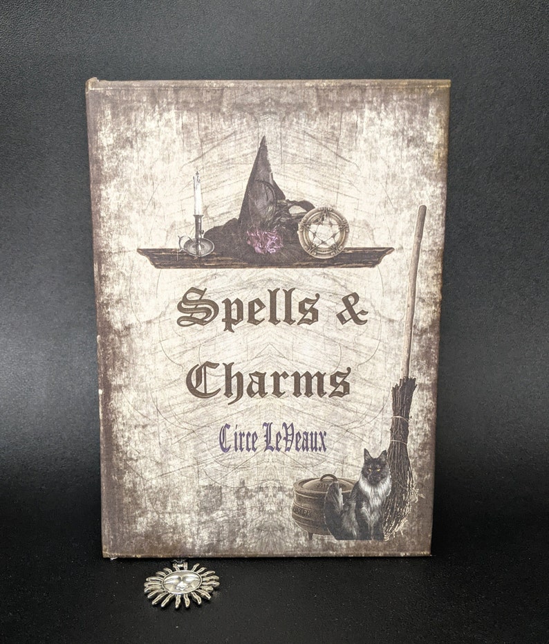 Witch's Hat Spell Book/ Potion Book Props Handcrafted - Etsy