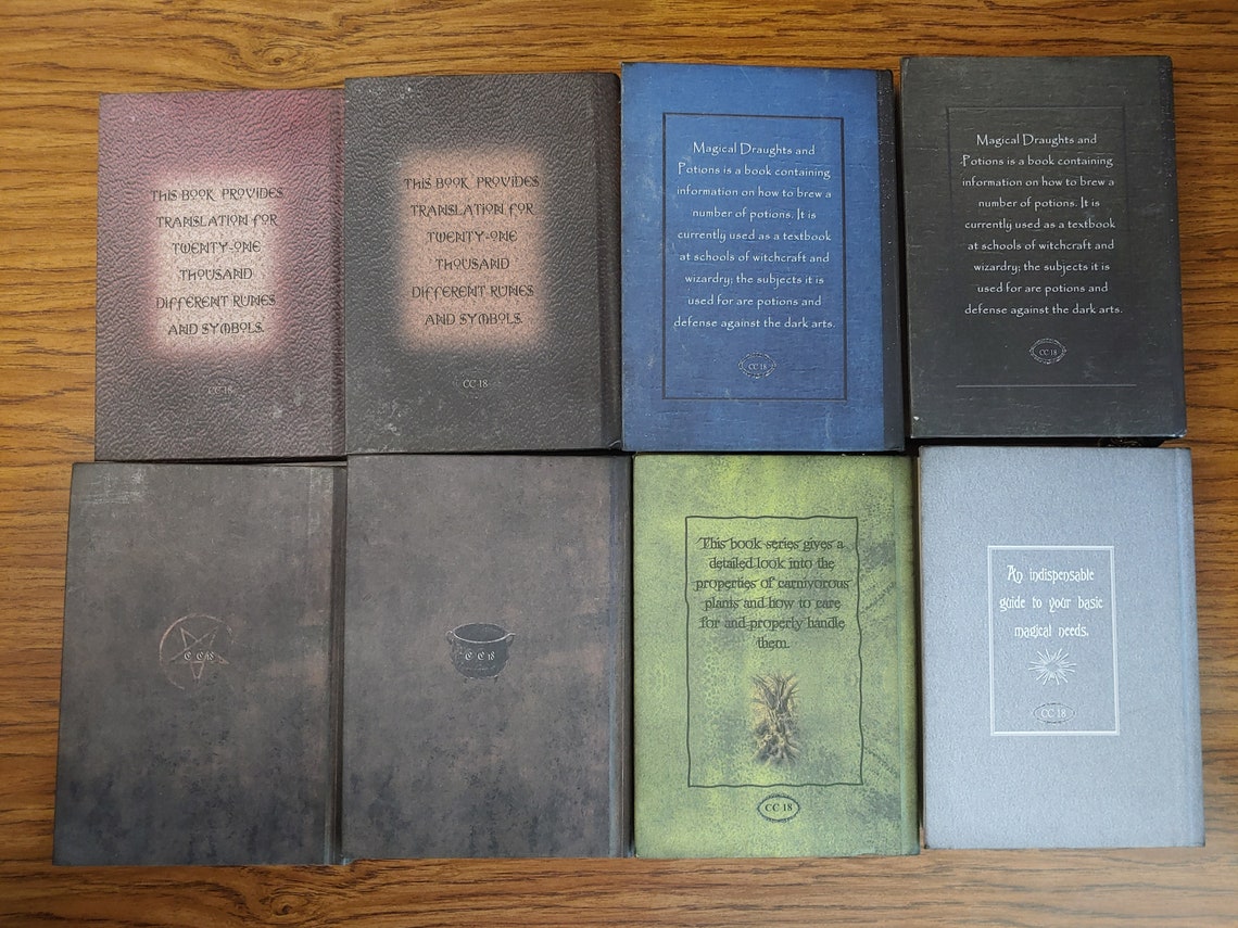 Wizarding Prop Books - Etsy