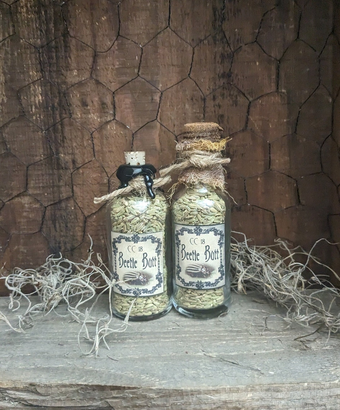 Beetle Butt -magic, Potion, Potion Ingredients, Apothecary, Halloween Décor, Party Favor, Party ...