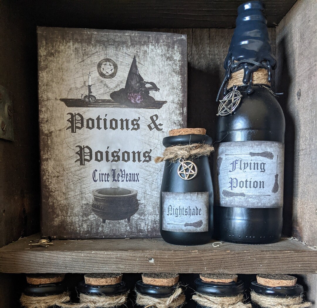 Potions and Poisons Prop Book With Potion Options - Etsy