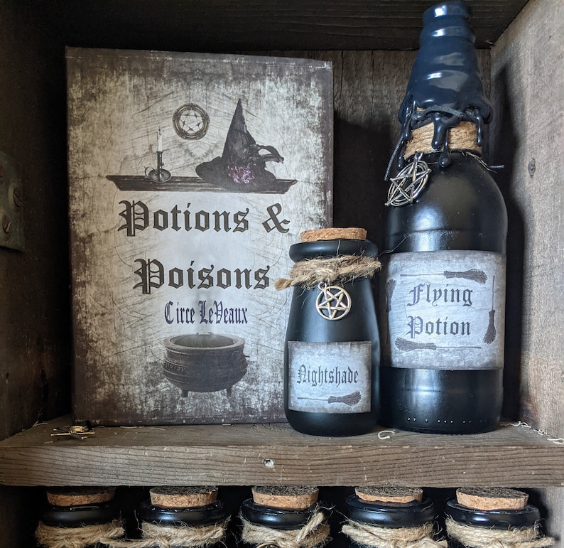 Potions and Poisons Prop Book With Optional Potions - Etsy