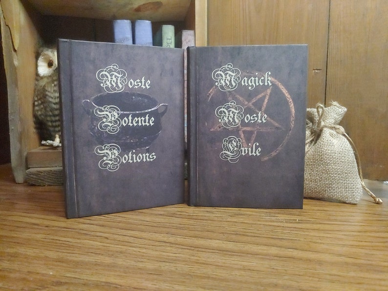 Moste Potente Potions & Magick Moste Evile Prop Books Set - Etsy