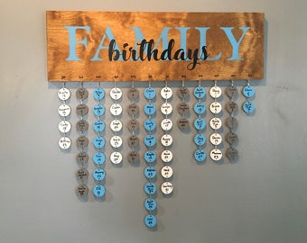 Birthday Board Circle Tags and S-hooks (10 Pack) - Etsy