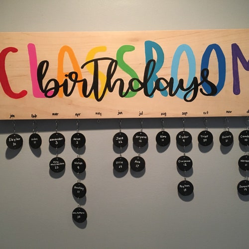 Classroom Birthday Board | Etsy