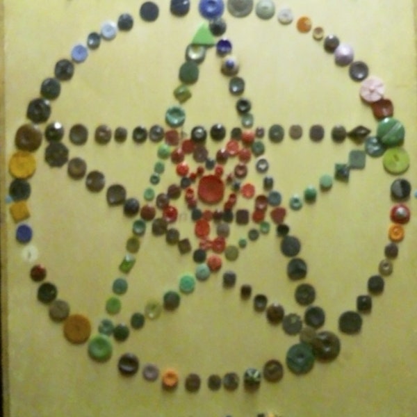 Button Mosaic - Etsy