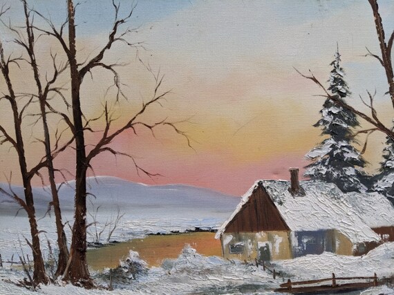 December Morn Oil on Canvas Phillipe Rhéaume | Etsy