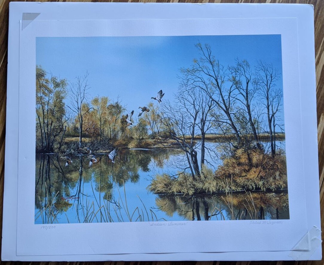 Indian Summer Signed Limited Edition Lithograph Robert M - Etsy