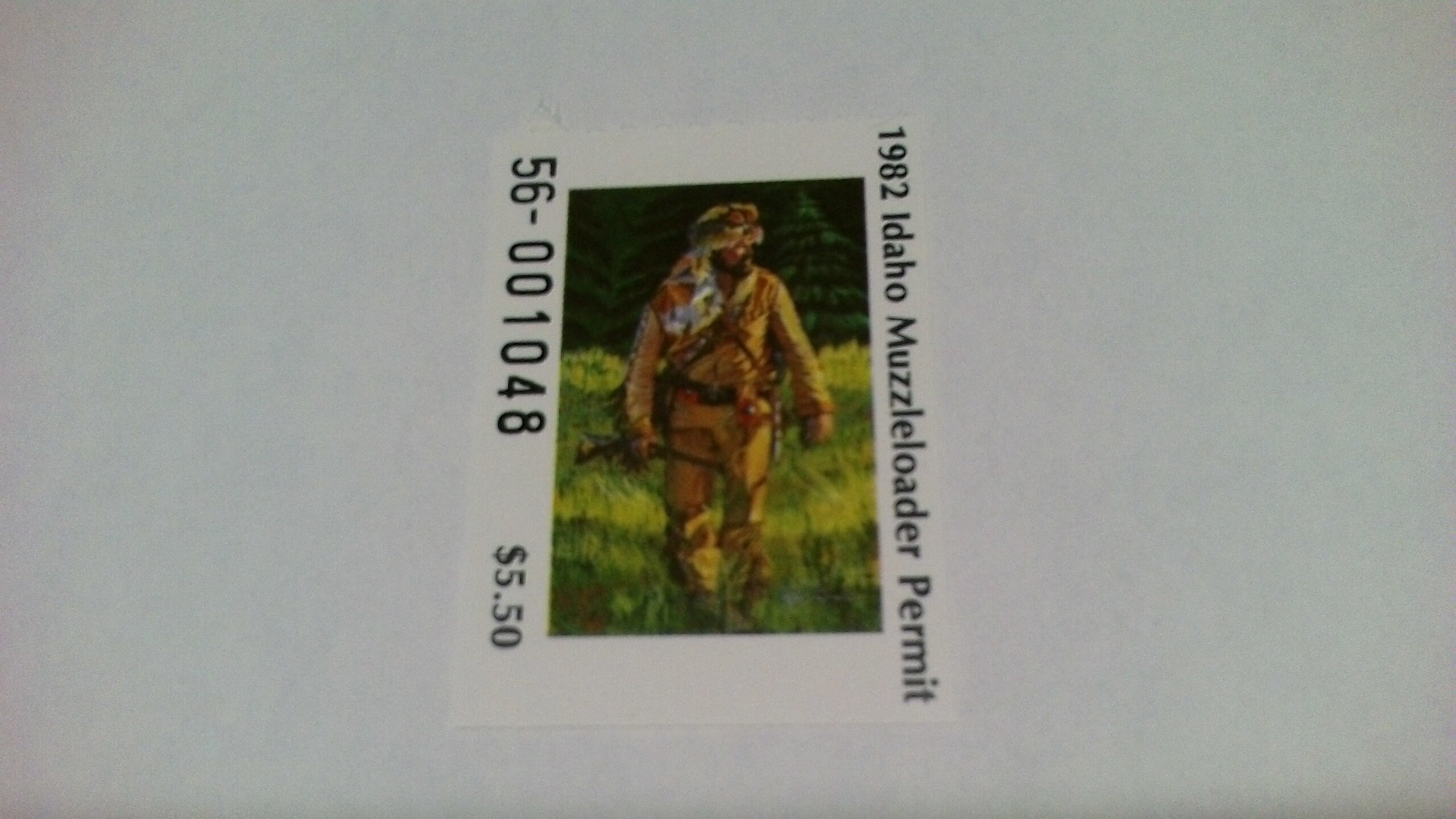 1982 Idaho Muzzle Loading Stamp & Print Signed, Limited Edition Print ...