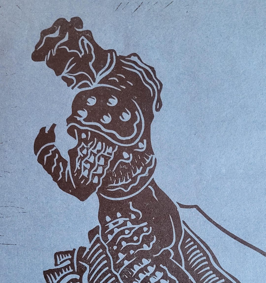 Blue Matador - Serigraph, Betty Powers - Etsy