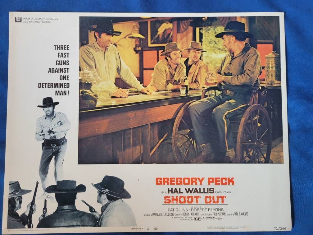 Shoot Out - Complete, Original Lobby Card Set, Universal Pictures - Etsy