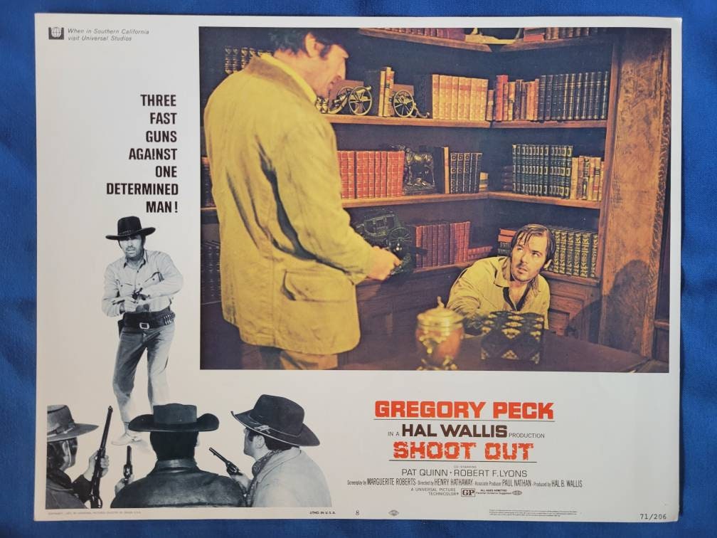 Shoot Out Complete, Original Lobby Card Set, Universal Pictures - Etsy