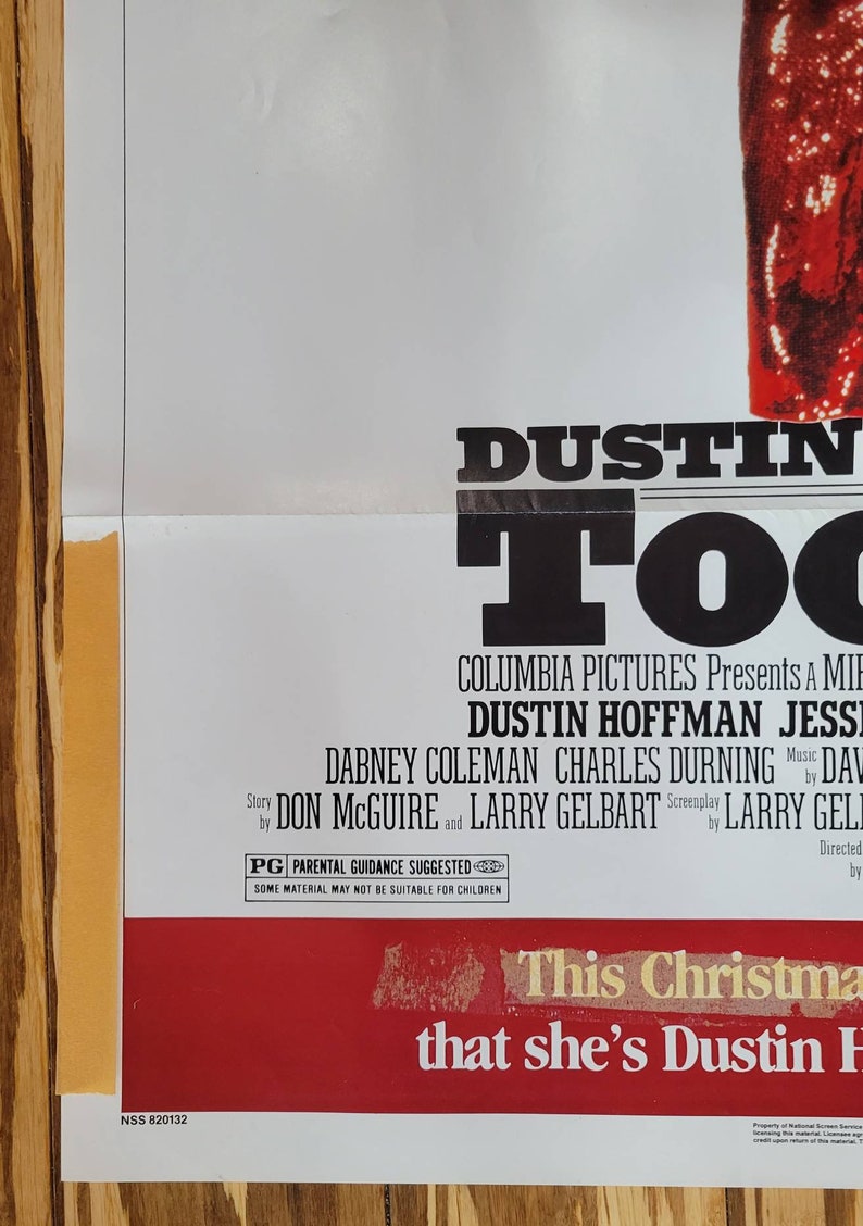 Tootsie Original One-sheet Film Poster, Columbia Pictures - Etsy
