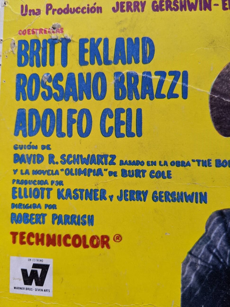El Magnifico Bobo - the Bobo - Mexican Lobby Card, Warner Bros - Etsy