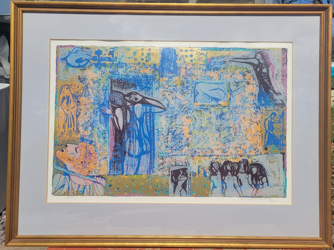 Song of Songs - Signed, Limited Edition Serigraph, Shraga Weil - Etsy