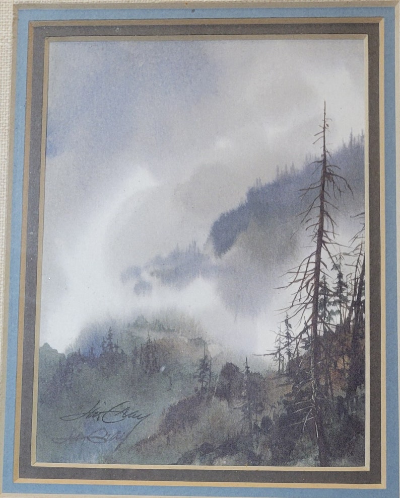 Near Clingman's Dome - Signed Lithograph, Jim Gray - Etsy