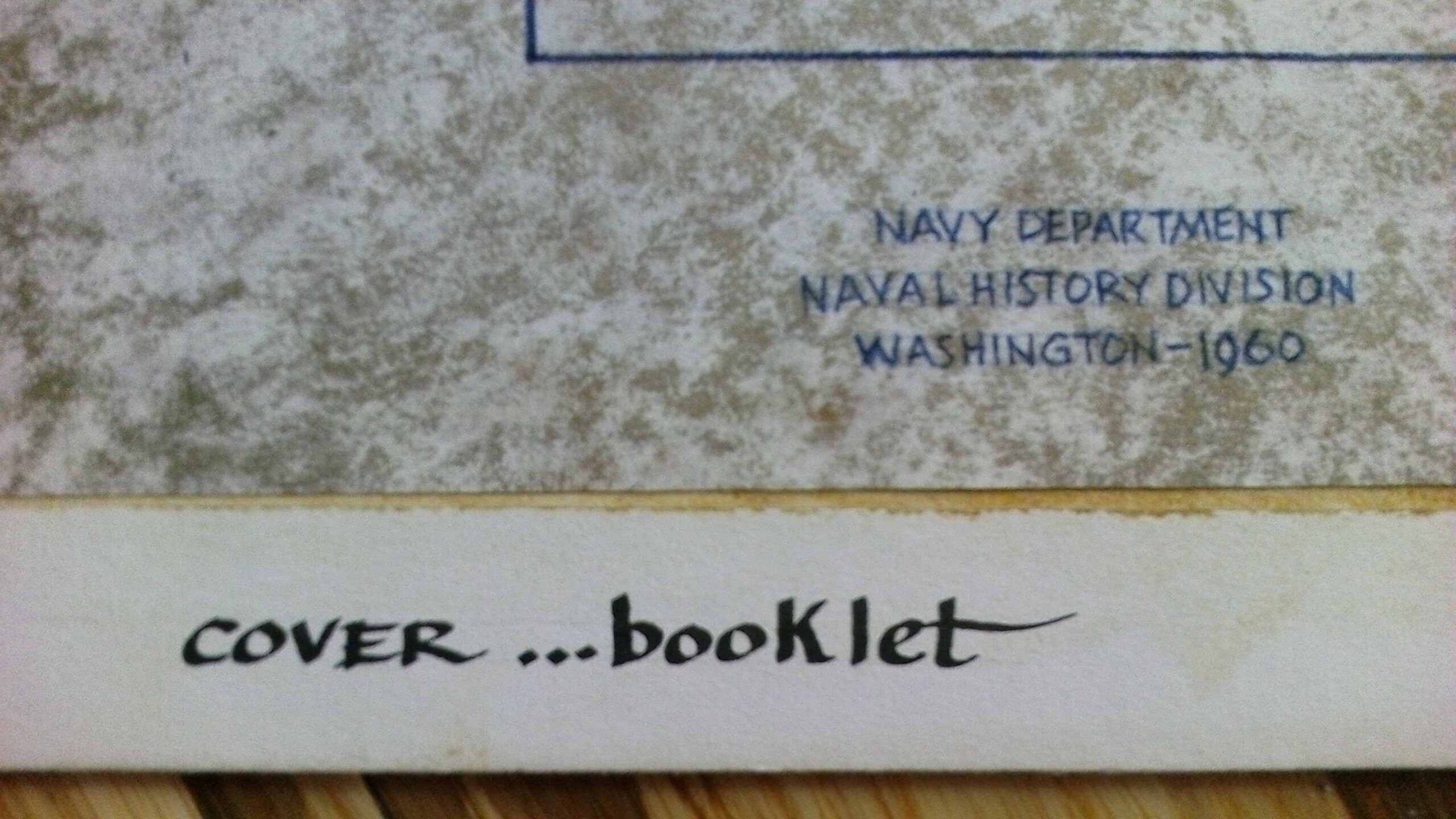 The Submarine in the United States Navy - Booklet Cover Mockup, Grant ...