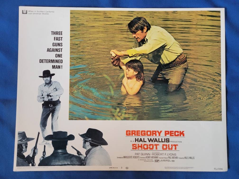 Shoot Out - Complete, Original Lobby Card Set, Universal Pictures - Etsy