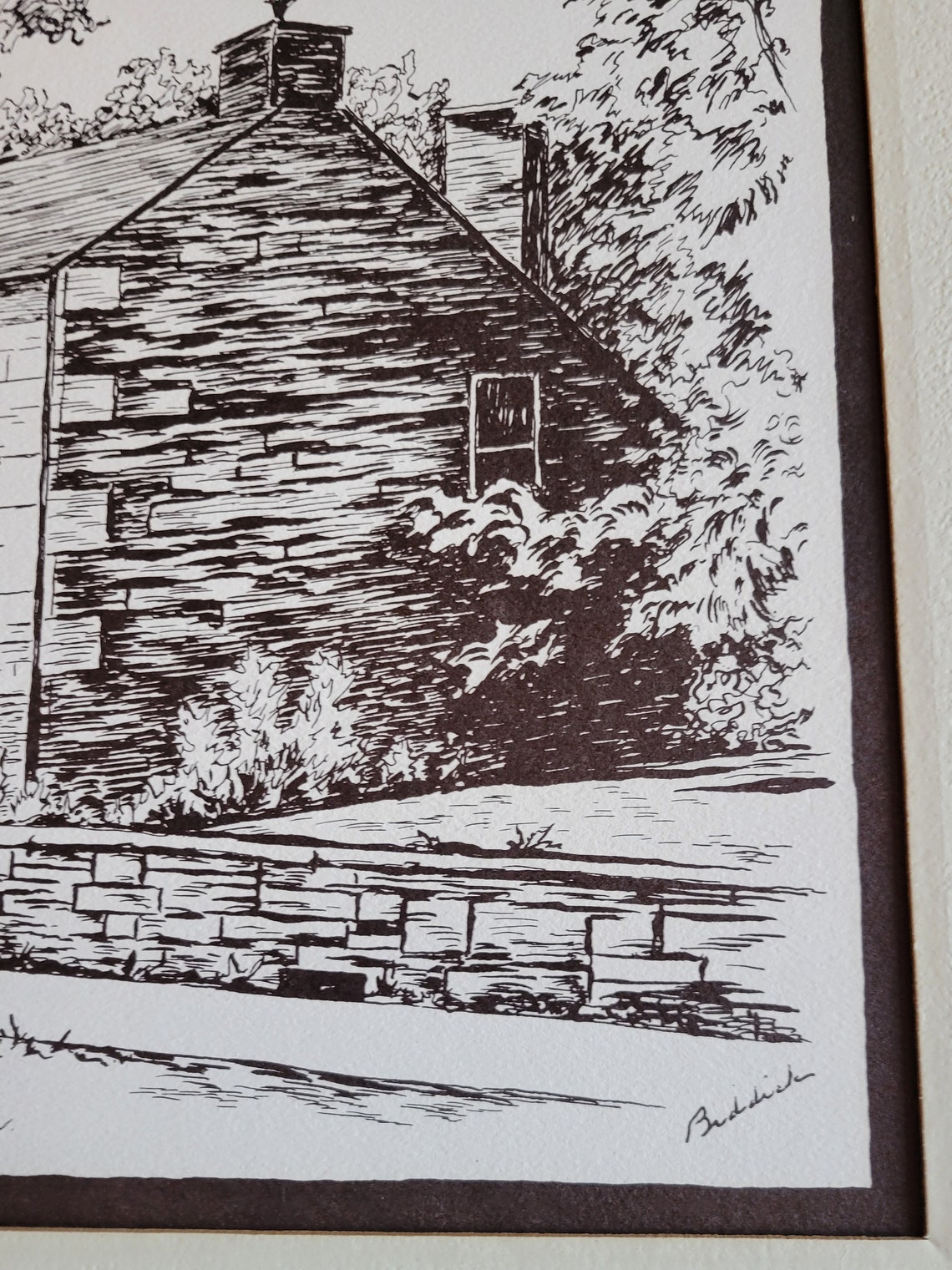 Pendarvis House and Trelawny, Mineral Point, Wis - Lithograph, Buddick ...