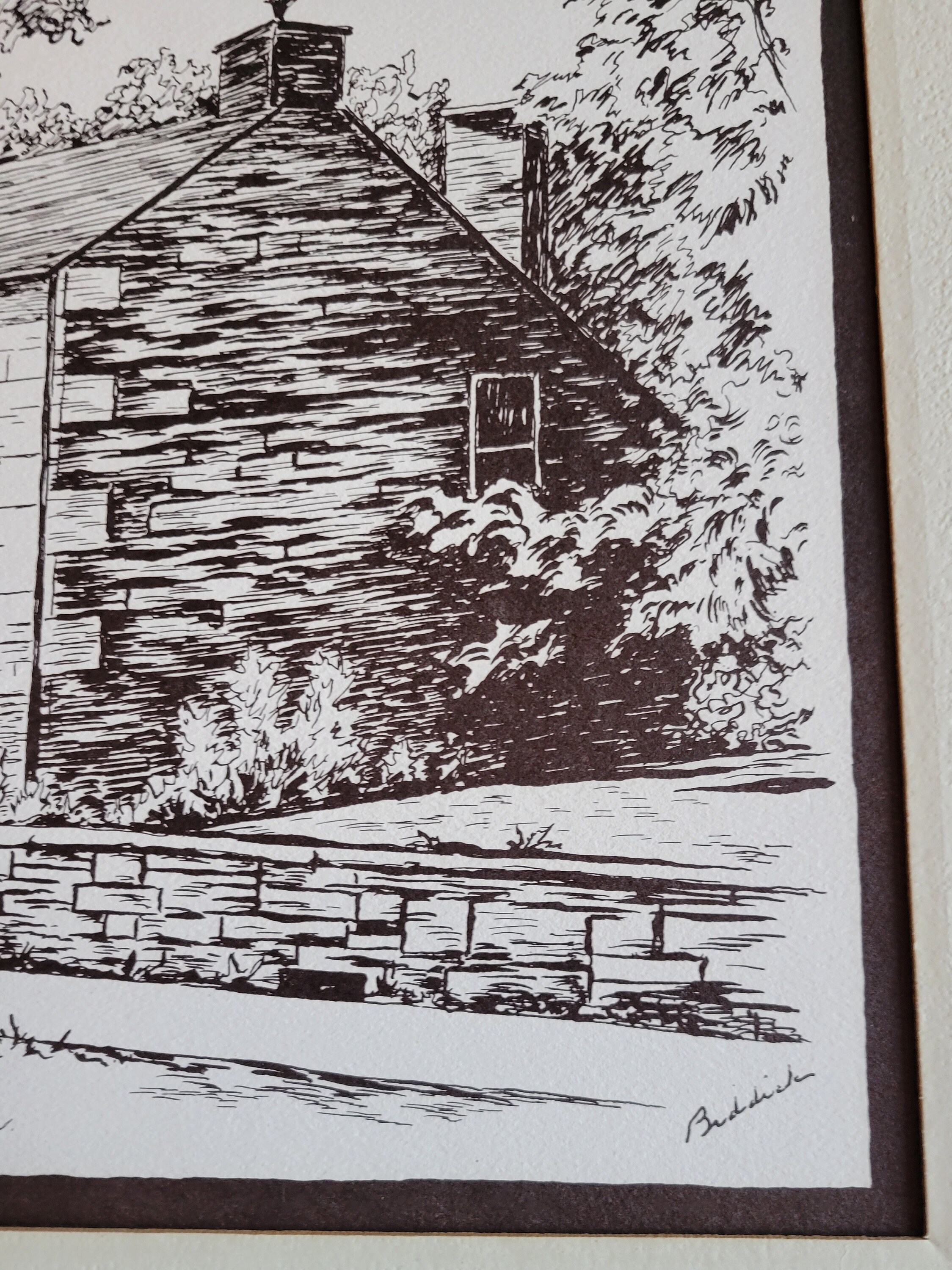 Pendarvis House and Trelawny, Mineral Point, Wis - Lithograph, Buddick ...