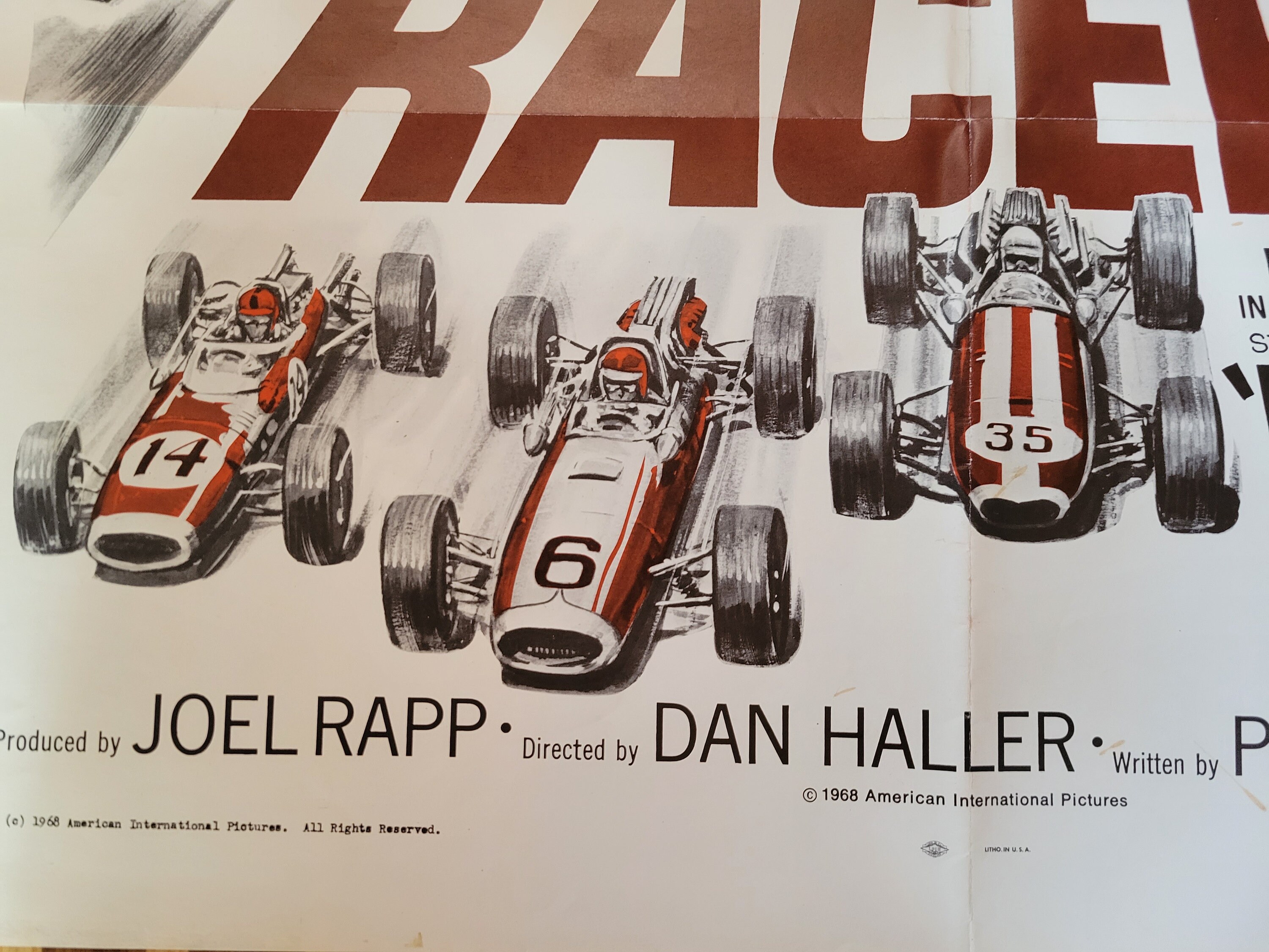 The Wild Racers Original One-sheet Film Poster, American International ...